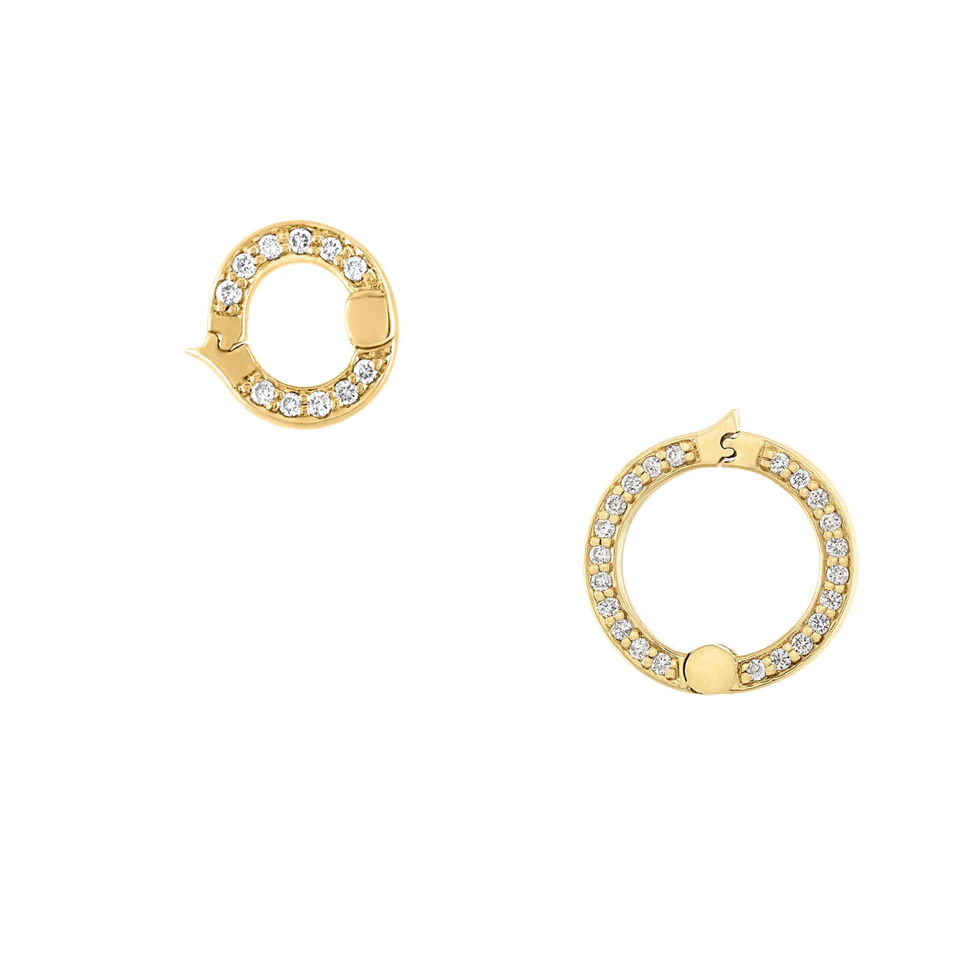 Reinforced Double Sided Diamond Closure Circle Lock – Jill Alberts